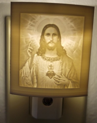 Jesus Immaculate Heart Lithophane night light *FREE SHIPPING* NEW LOW ...