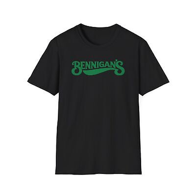 Bennigan's T-shirt 80's 90's Bennigans logo Irish classic distressed vintage | eBay