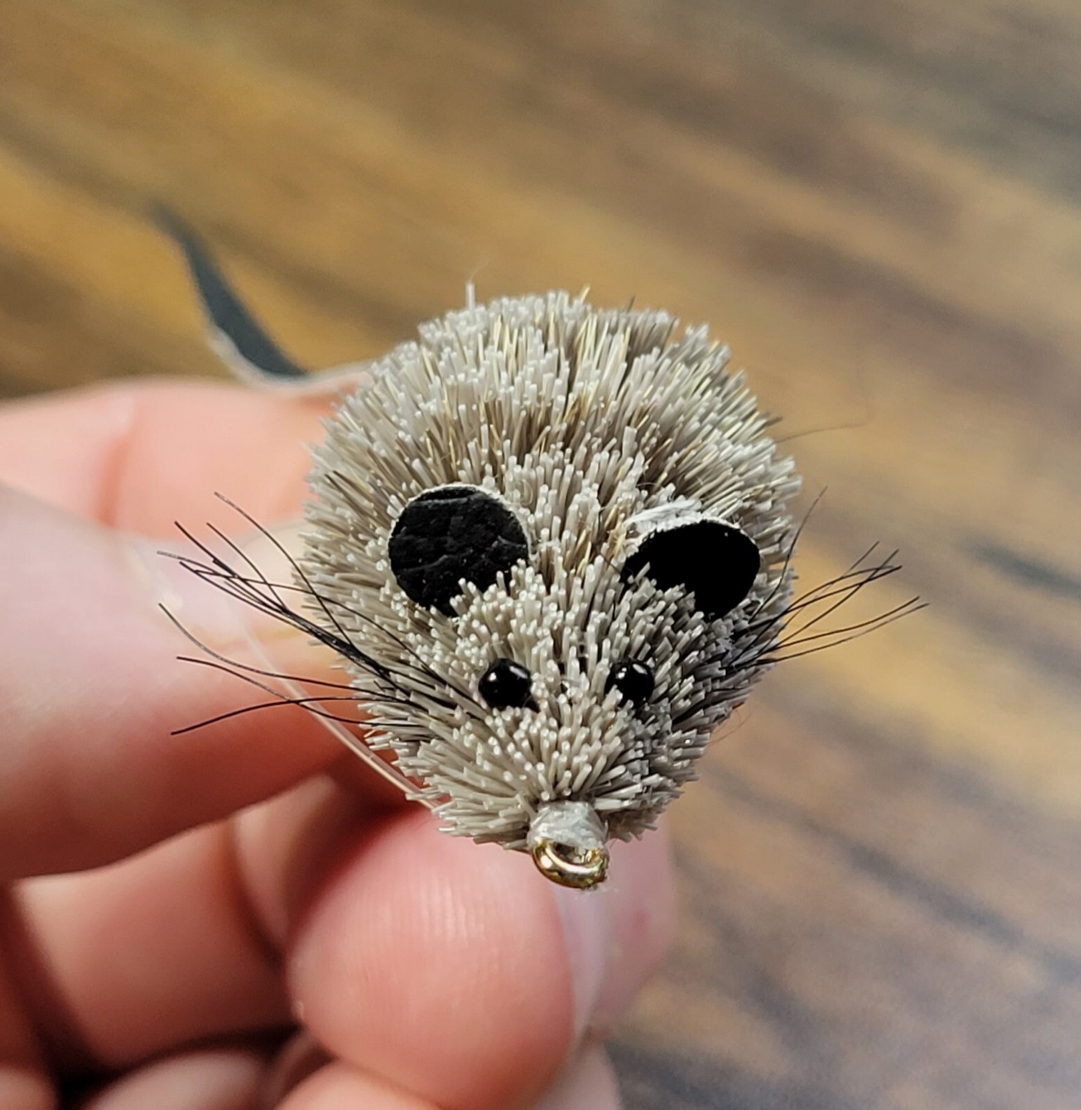 1 Fly, Size 6, Shaved MOUSE Deer Hair Spun Bass Fly Fishing Flies | eBay