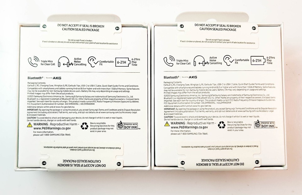 Samsung Galaxy Buds FE True Wireless Bluetooth Earbuds SM-R400N US ...