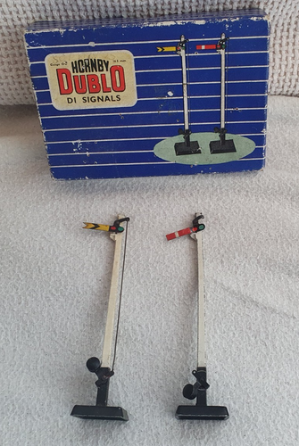Vintage Hornby Dublo 2 x D1 Signals OO Gauge 16.5mm Boxed | eBay UK