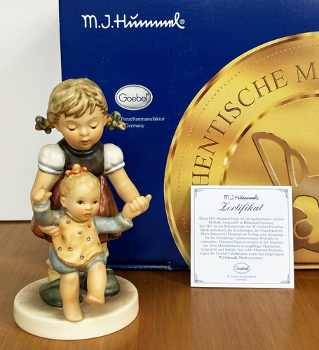 RARE* Hummel #2199 First Steps ~ 5.25" 1st Issue 2008 Baby ~ TMK8 ~ Box ...