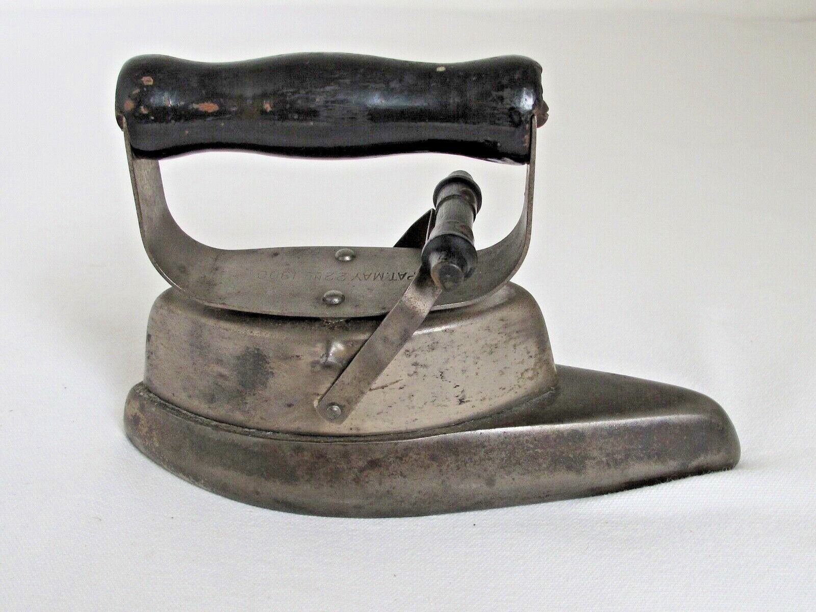 Antique" Asbestos" Sleeve Sad Iron Pat. May 22 1900 | eBay