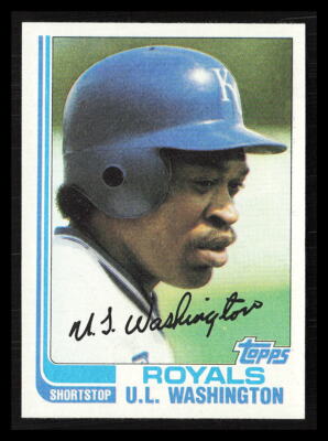 U.L. Washington 1982 Topps #329 Kansas City Royals | eBay