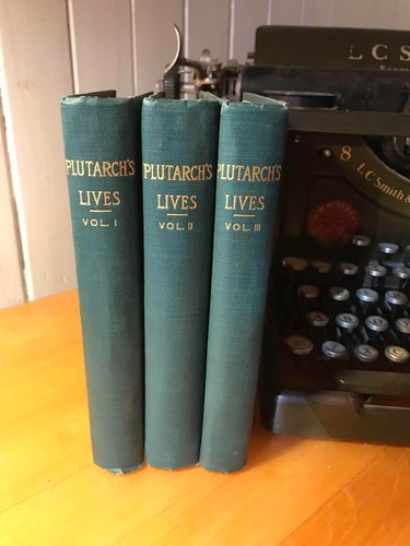 plutarch's lives 3 volume set hurst and company | eBay