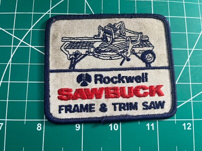 Vintage Rockwell Sawbuck Frame & Trim Saw Patch | eBay