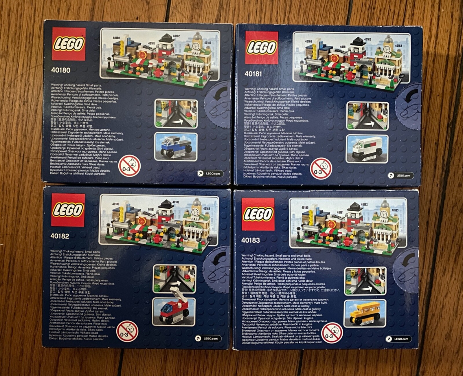 *NEW* LEGO Toys R Us Bricktober 2014 Lot of 4 Sets 40180 40181 40182 ...