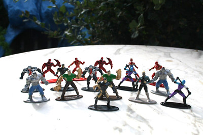 Marvel Nano MetalFigs 16 Mini Figures 100% Die Cast Metal Collectible ...