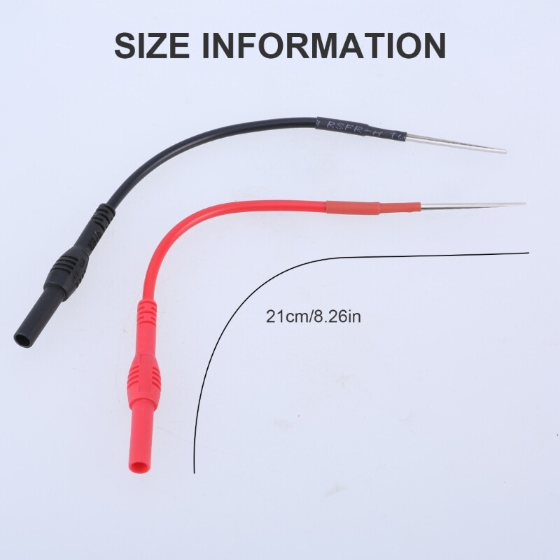 Silicone Flexible Spoon Back Probes Back Probe Pin for 4mm Banana Plugs ...