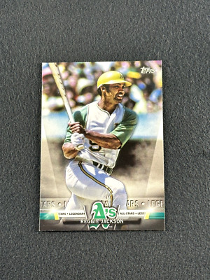 2018 Topps Update REGGIE JACKSON Salute Insert #S-4 Oakland Athletics ...