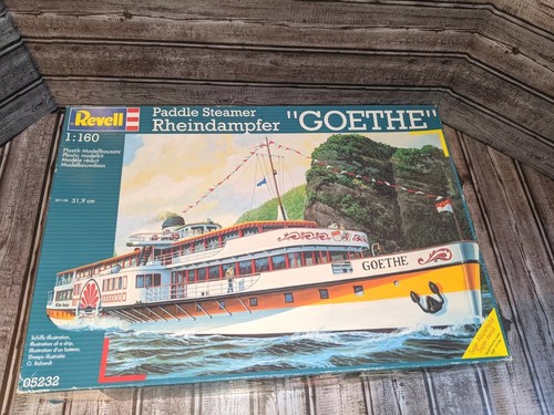 Revell Goethe Paddle Steamer Boat Model Kit | eBay