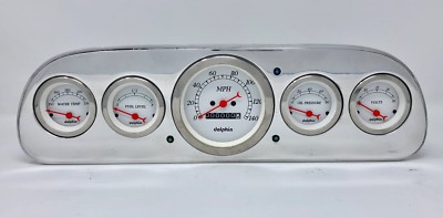 1960-1963 Ford Falcon Gauge Dash Cluster White | Vintage Part