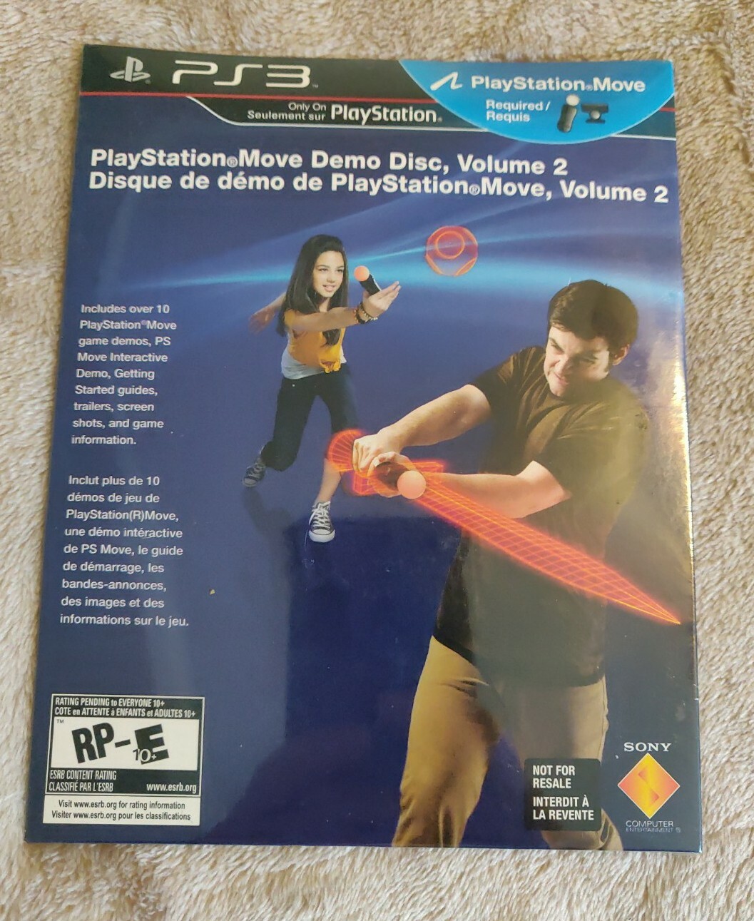 PS3 PlayStation Move Demo Disc, Volume 2 Includes 10 PS Move Game Demos ...