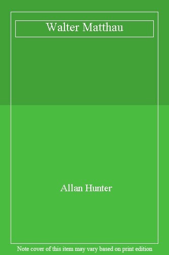 Walter Matthau By Allan Hunter | eBay Australia