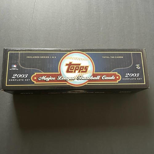 2003 Topps Baseball Complete Factory Set Series 1 & 2 Open Box | eBay