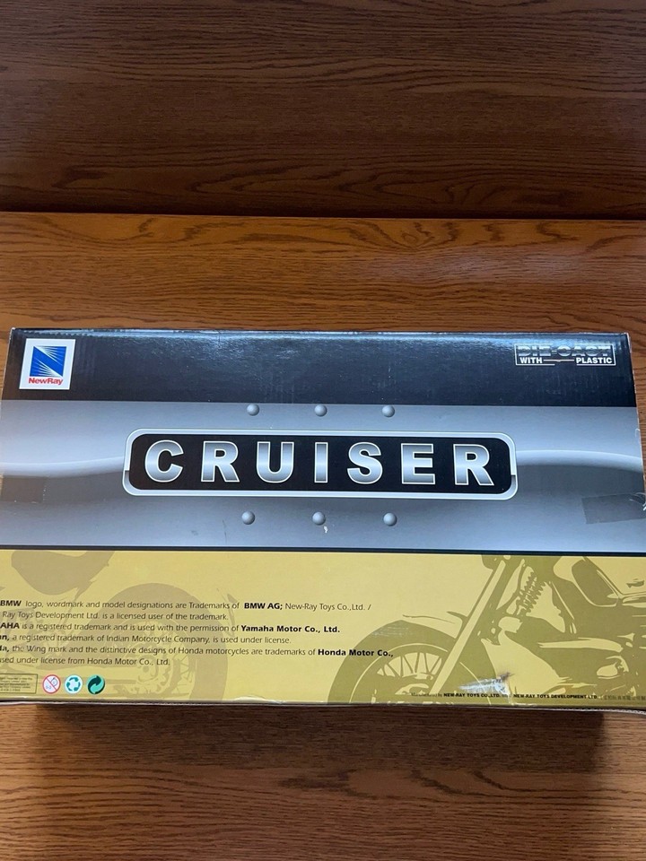 Vintage 1998 Indian Chief Motorcycle Model 1.6 Scale New Ray SEALED ...