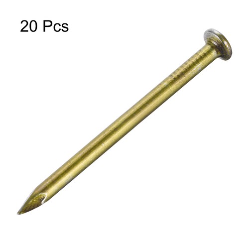 Hardware Nails Carbon Steel Wall Cement Nail 60mm(2.4-inch) Bronze Tone ...