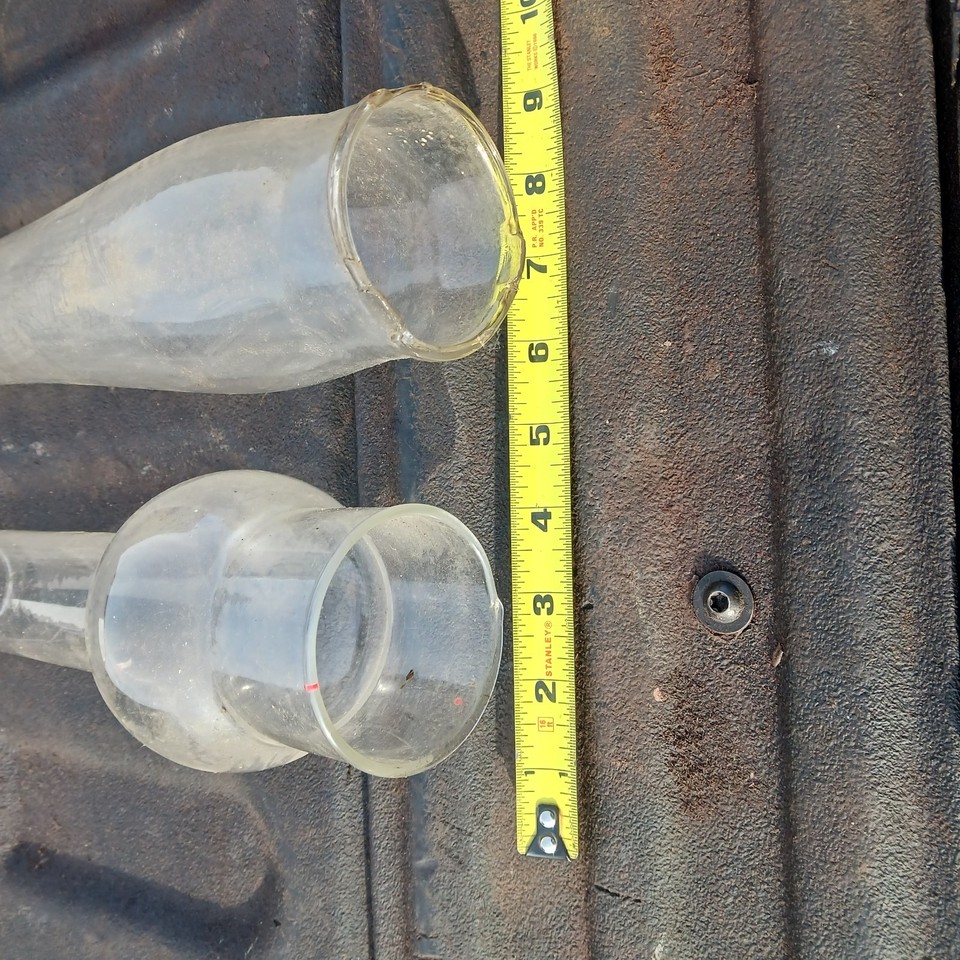 Vintage Antique Pair Of Aladdin Oil Lamp Chimneys | eBay