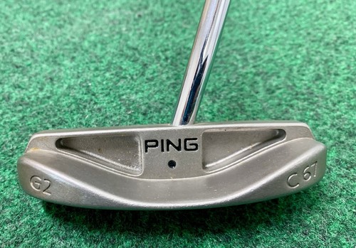 Left Handed Ping G2 C67 Black Dot Center Metal Shaft Putter RH 33.5 ...