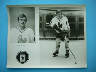 RARE 1960'S WHL HOCKEY PRESS PHOTO DAN SCHOCK SALT LAKE GOLDEN EAGLES ...