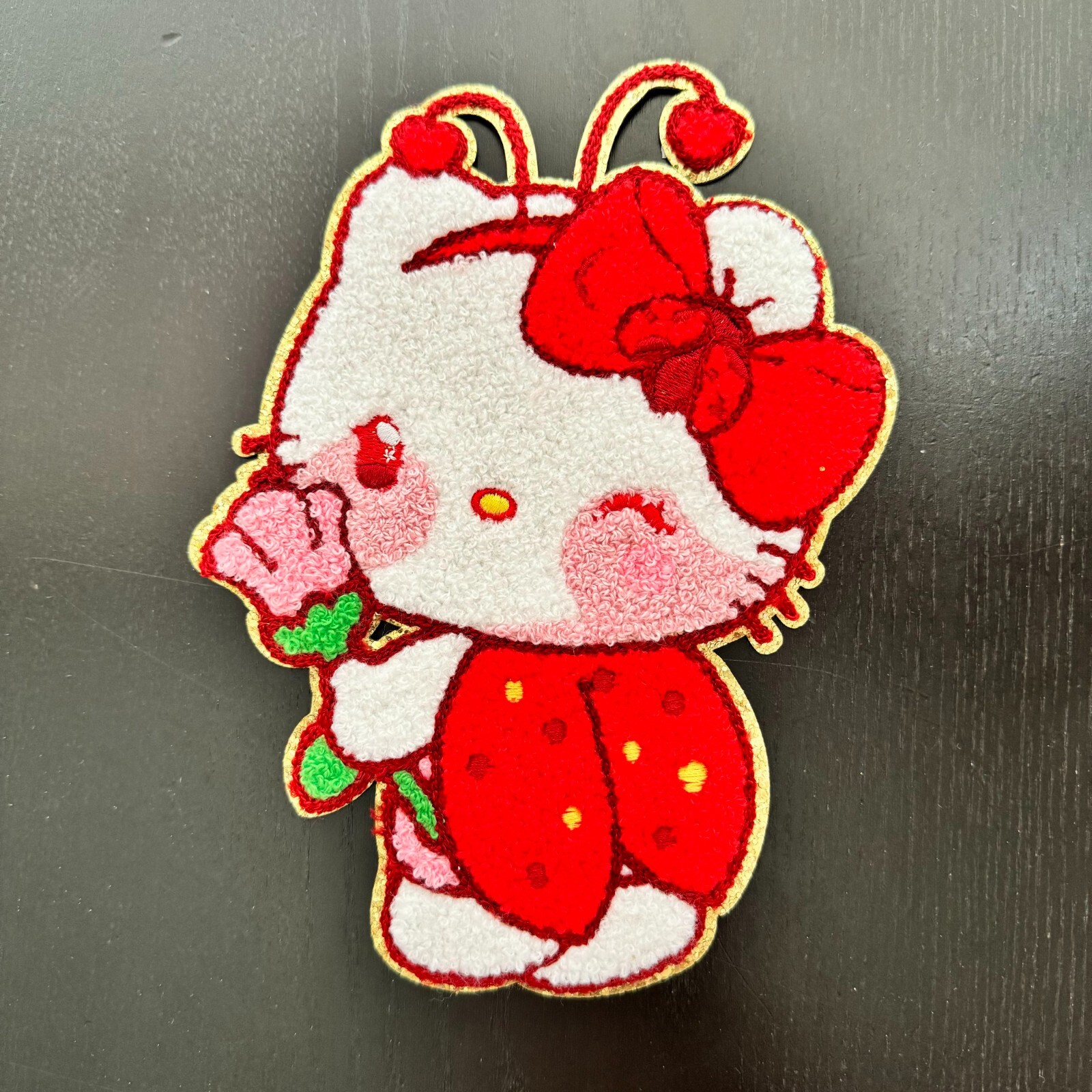 Strawberry Hello Kitty Chenille Patch | eBay
