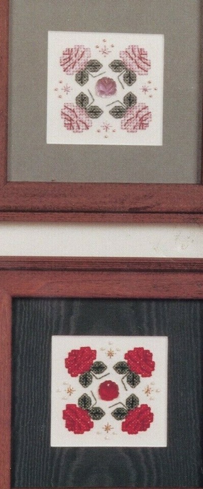 Hardanger Pattern Delicate Roses terry Lee Capps 2000 TLC | eBay