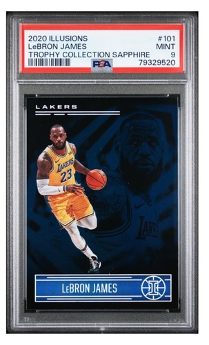 2020-21 Panini Illusions - LeBron James #101 Trophy Collection Sapphire ...