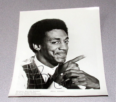 Bill Cosby Autographed B/W 8x10 William Morris Agency Photo | eBay