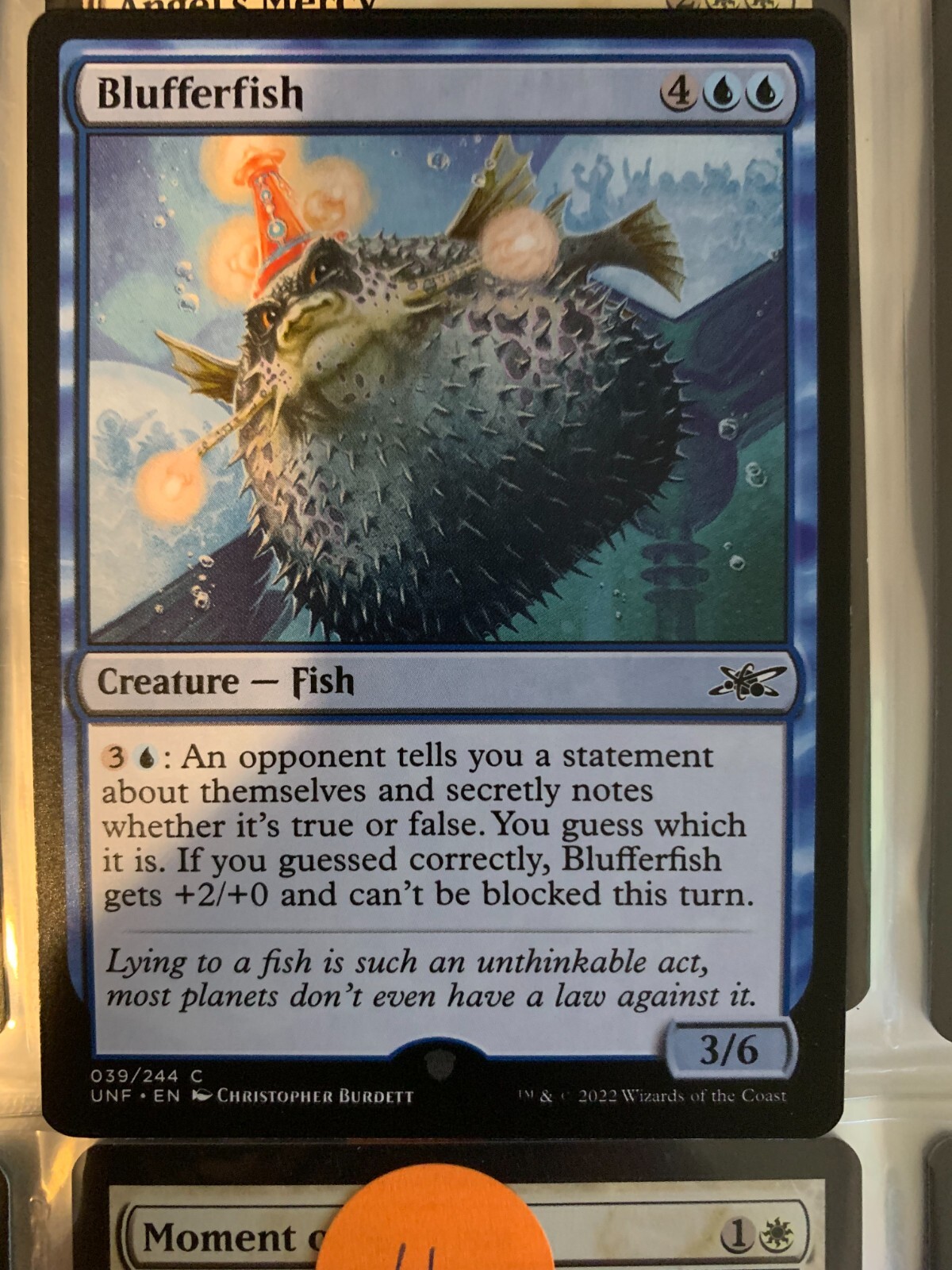 MTG Blufferfish Unfinity 039/244 Regular Common for sale online | eBay