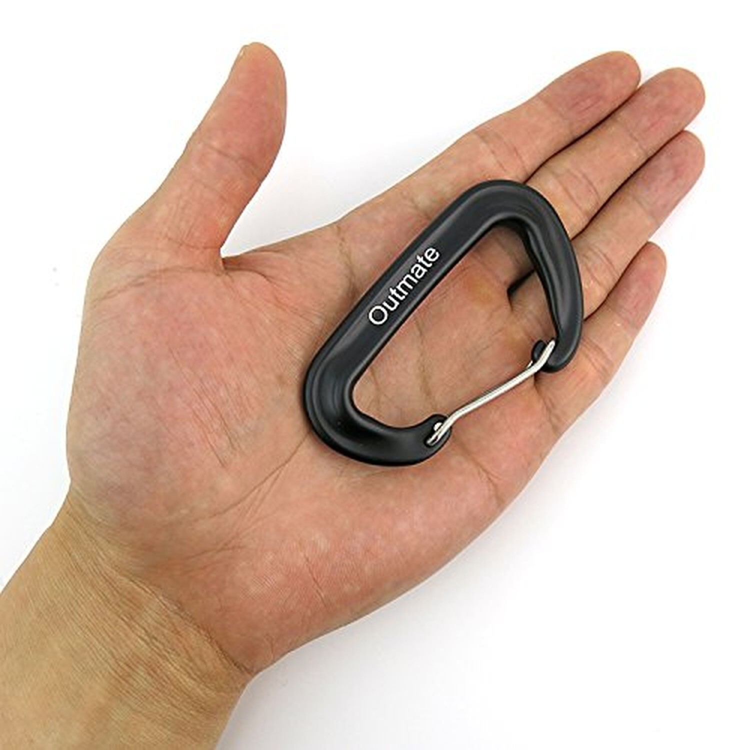 Outmate 12kN Heavy-Duty Carabiner Clips - Durable, Lightweight Aluminum ...