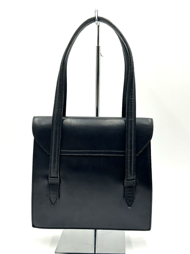 CELINE Black Leather Mini Handbag Chain Lock Gold Hardware Reuse FS ...