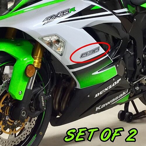 636 decals stickers Gloss Black set of two ninja FAST TO 636 decals stickers Gloss Black set of two ninja FAST TO