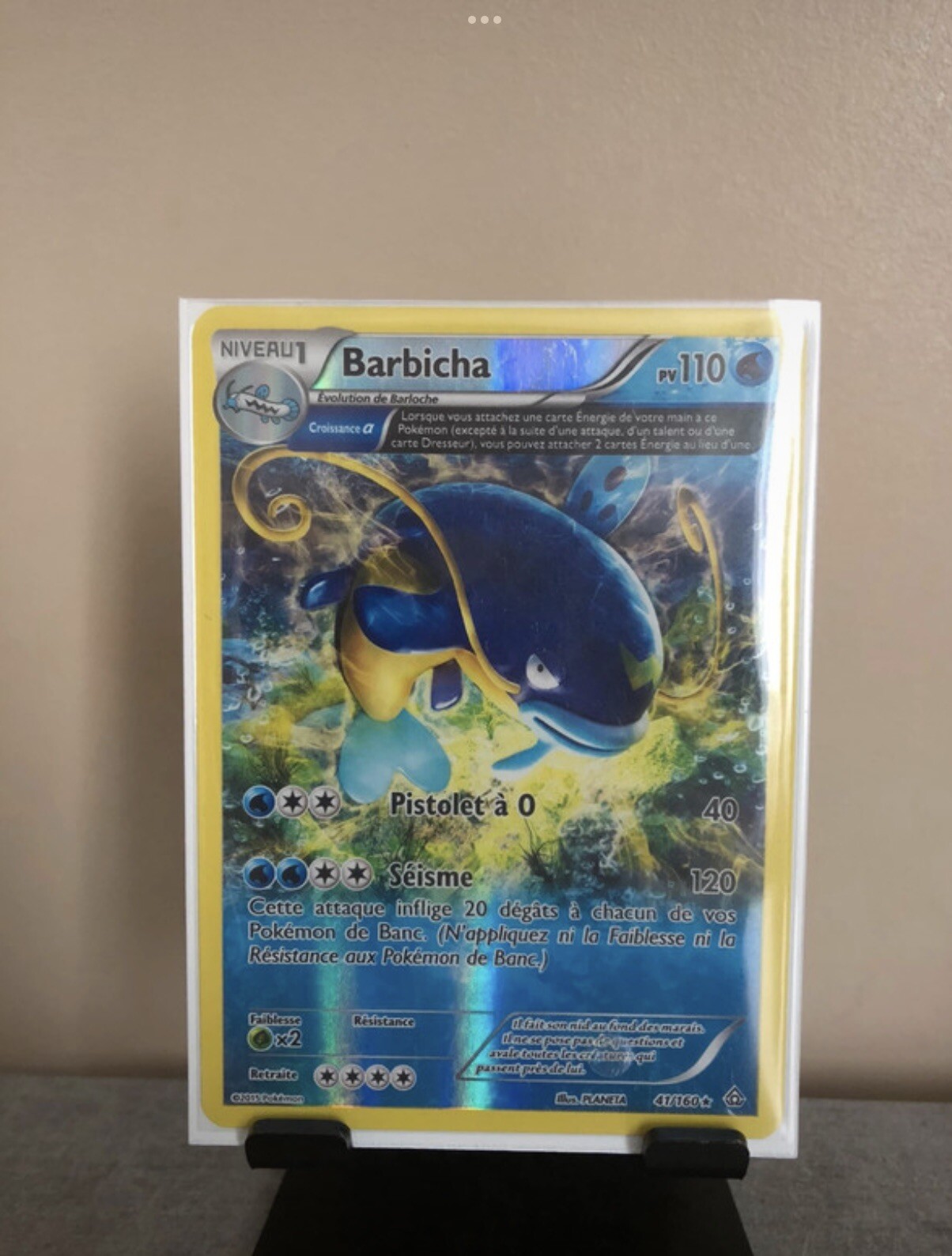 Carte Pokémon Barbicha 41/160 REVERSE | eBay
