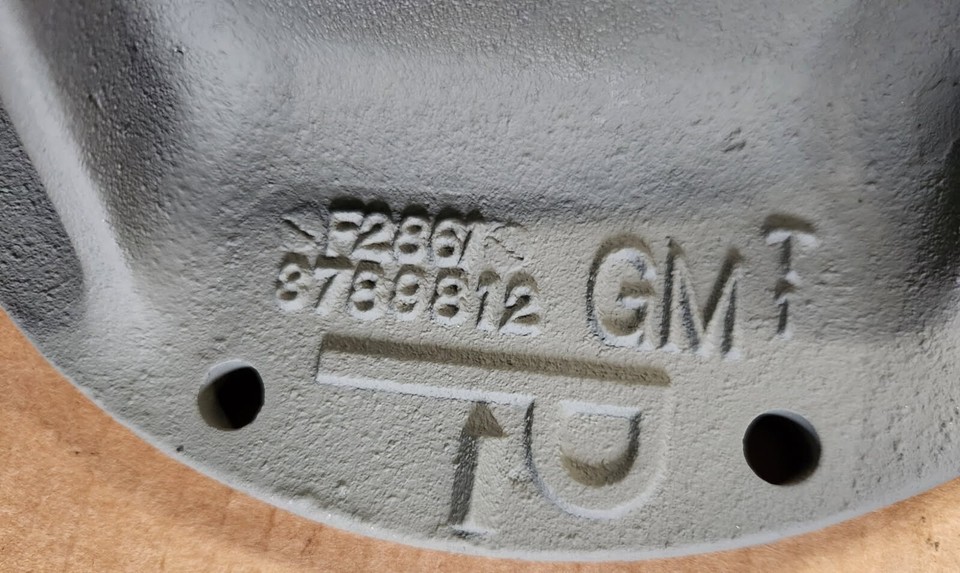 1955 64 CHEVY 56-62 CORVETTE POSI REAR END 3789812 P CASE F - 28 - 61 ...