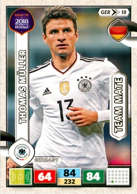 2018 GERMANY World Cup Card THOMAS MULLER Adrenalyn XL | eBay Australia