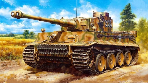 WW2 WWII German CAMO CAMOUFLAGED PANZER TANK Military War Poster Print ...