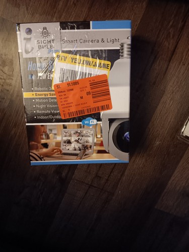 Trend Makers Sight Bulb WiFi Smart Camera & Light Pro, 75W Equivalent ...