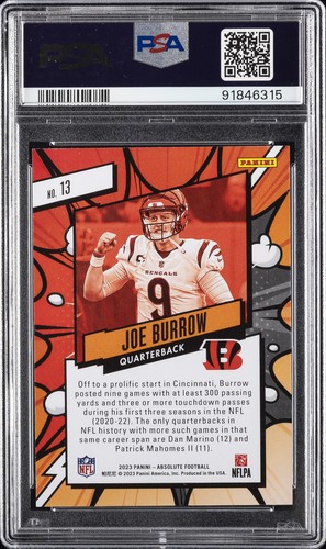 2023 PANINI ABSOLUTE EXPLOSIVE #13 JOE BURROW PSA 10 | eBay