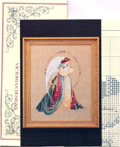 Lavender & Lace GUARDIAN ANGEL Cross Stitch Chart Only Leavitt-Imblum ...