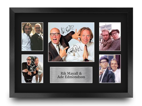 Rik Mayal & Ade Edmondson Gift Idea Printed Signed Autograph Picture ...