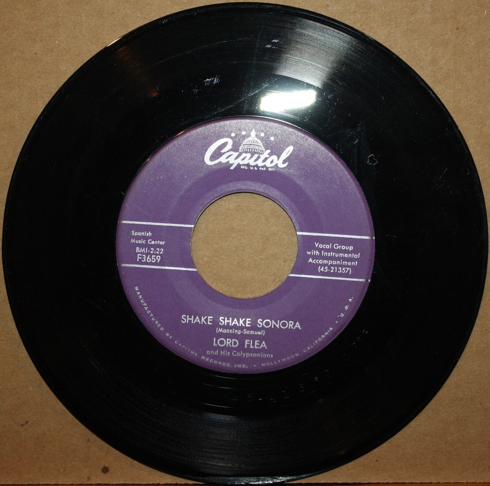LORD FLEA Naughty Little Flea **SHAKE SHAKE SONORA** Calypso 45 on ...