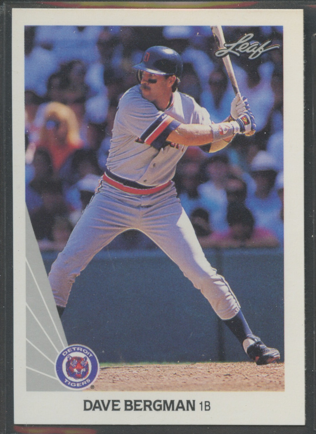 1990 Leaf #244 Dave Bergman Detroit Tigers | eBay