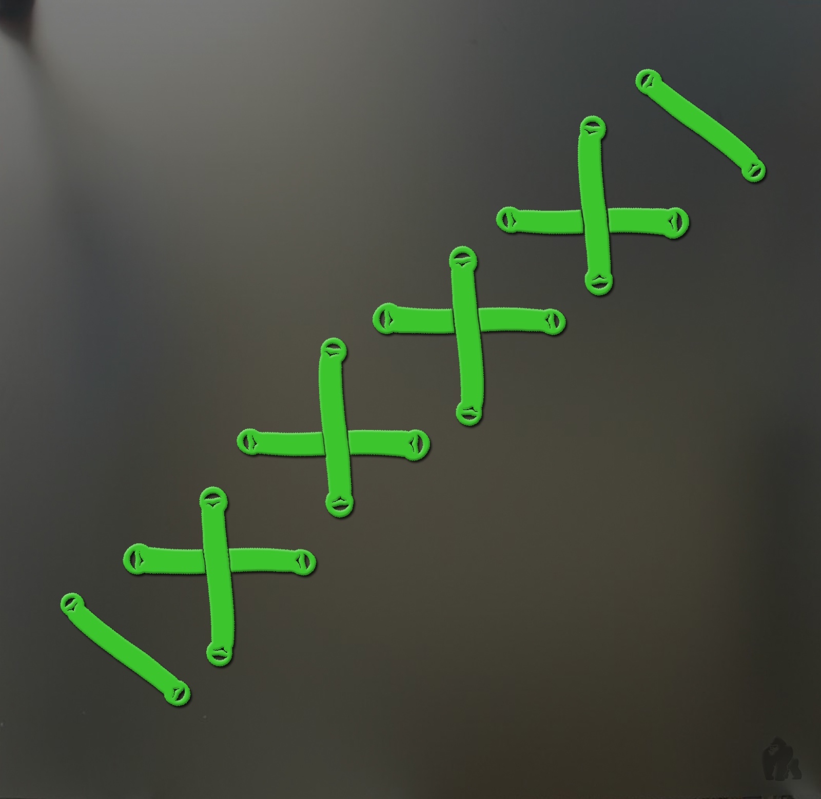 zip tie stitches laces sticker bumper Funny fix JDM honda race car ...