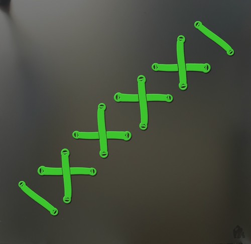 zip tie stitches laces sticker bumper Funny fix JDM honda race car ...