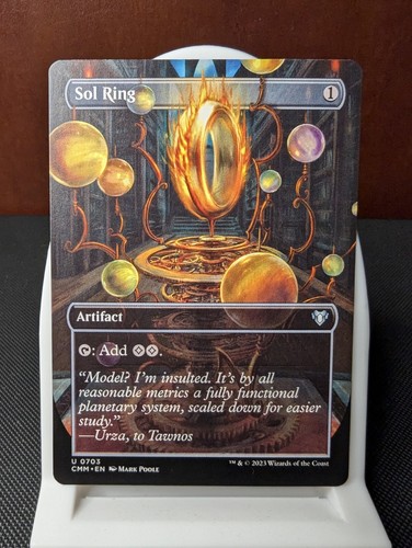 Sol Ring #703 Uncommon, Borderless Non-foil, NM, Commander Masters, MTG ...