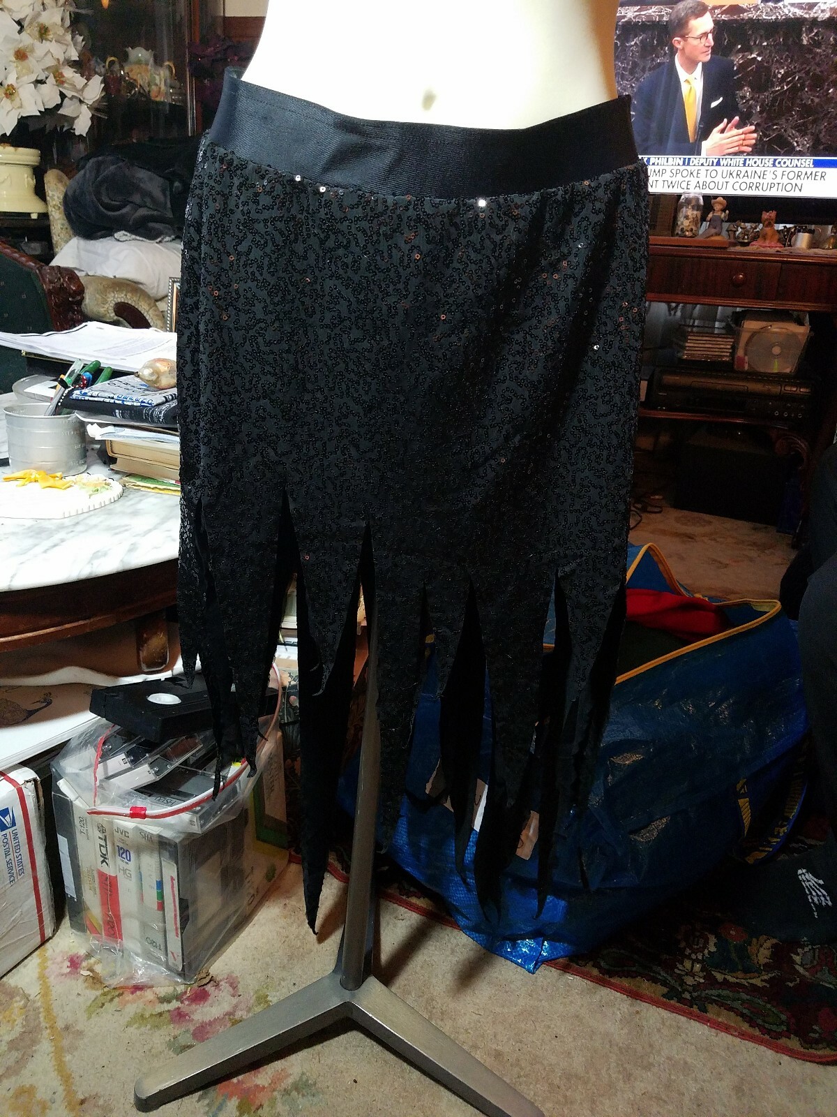 Original Trashy Lingerie black skirt Costume sequins… - Gem