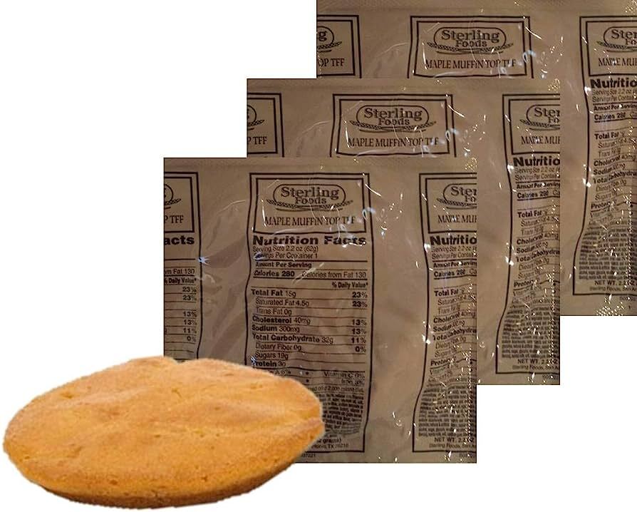 Authentic USGI Ration Dessert - Maple Muffin Top - 6, 12, 24 and 48 ...