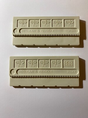 2 Kenmore Buttonhole Template 35346 35347 Sewing Machine Keyhole Cam ...