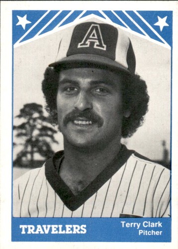1983 Arkansas Travelers TCMA #3 Terry Clark West Covina California ...