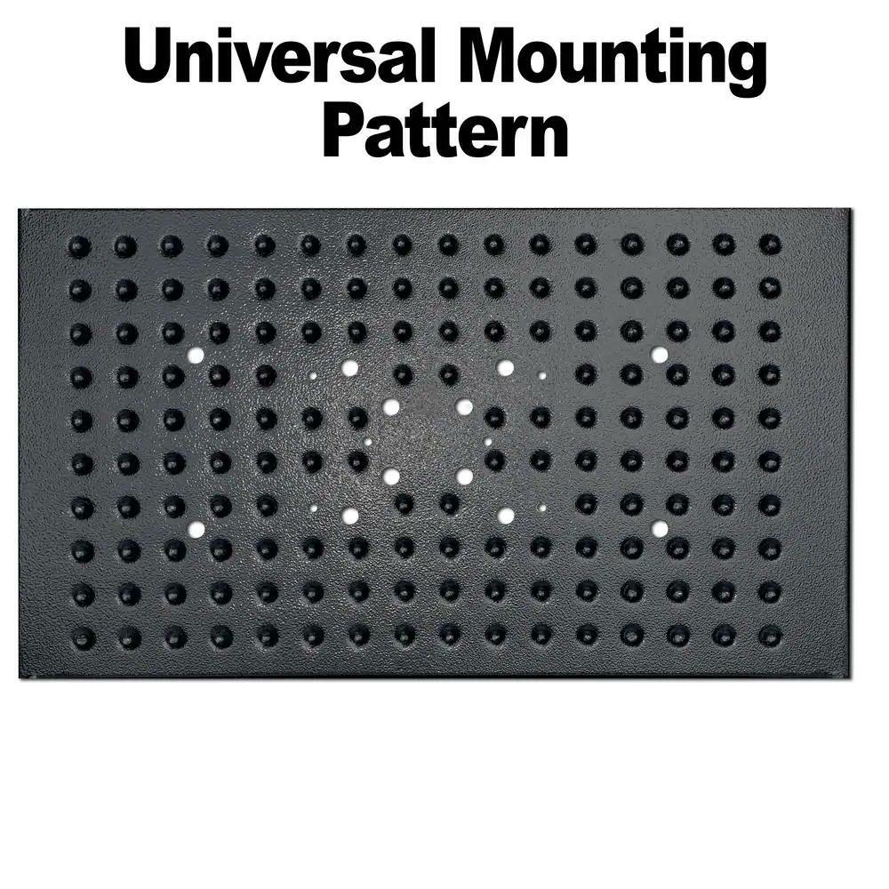 Mail Manager Locking Post-Mount Mailbox Patented Locking System White ...